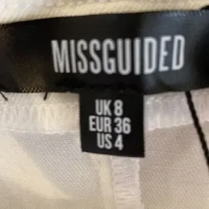 Missguided | Dresses | Missguided White Button Through Cami Dress Nwt ...